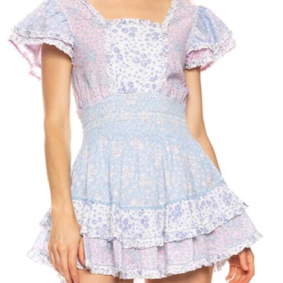 LoveShackFancy | Dresses | Loveshackfancy Stanton Dress In Blueberry ...